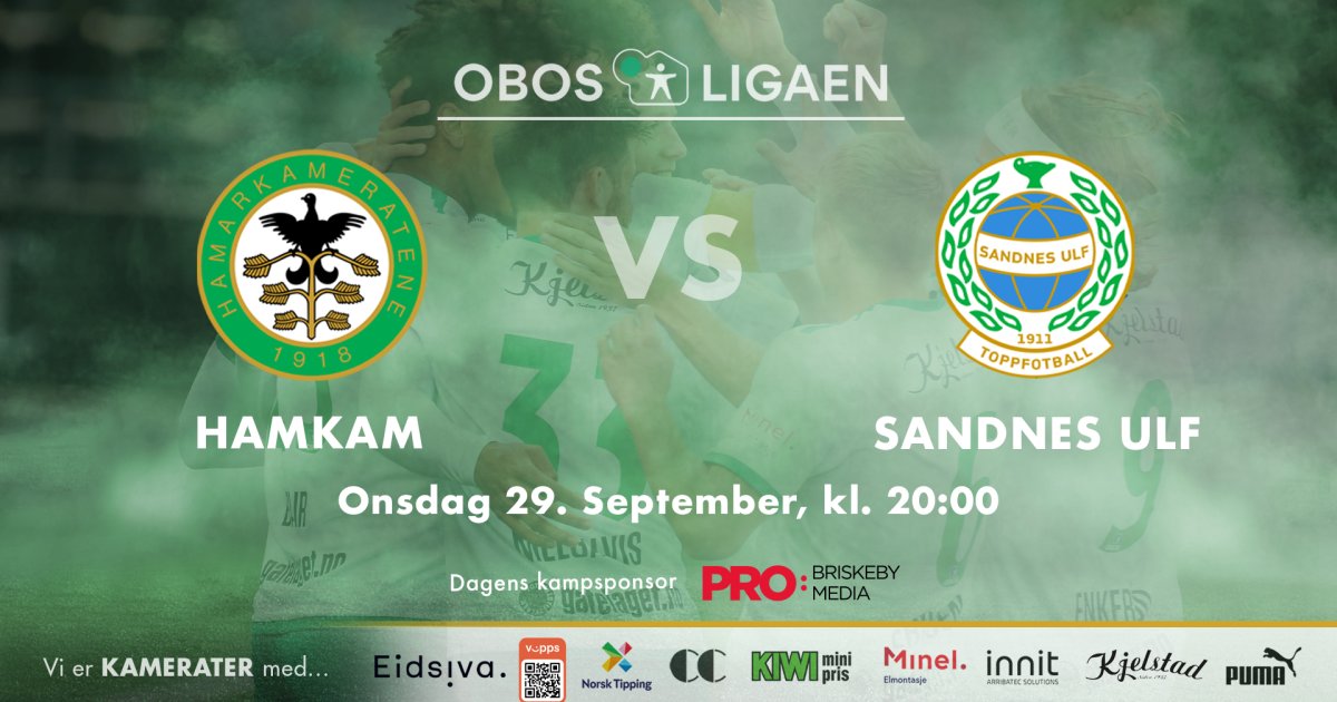 Billetter til Sandnes Ulf / HamKam