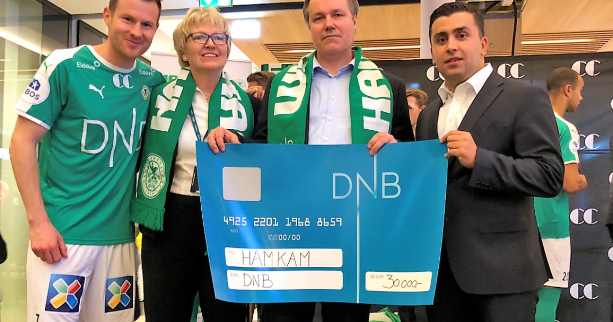 Generalsponsor DNB med en hyggelig overraskelse under årets kick off ...