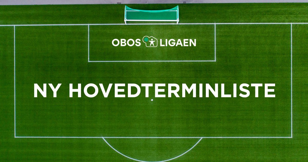 Ny hovedterminliste menn 2021 / HamKam